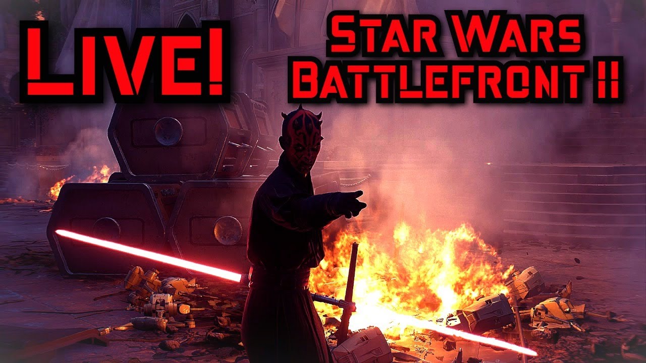 Star Wars Battlefront II Live - Old Master Skin Grind! - YouTube