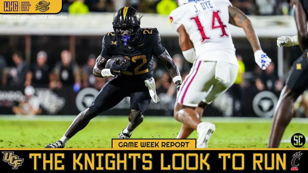 UCF Football Game 6 at Cincinnati: The Knights look to run - YouTube