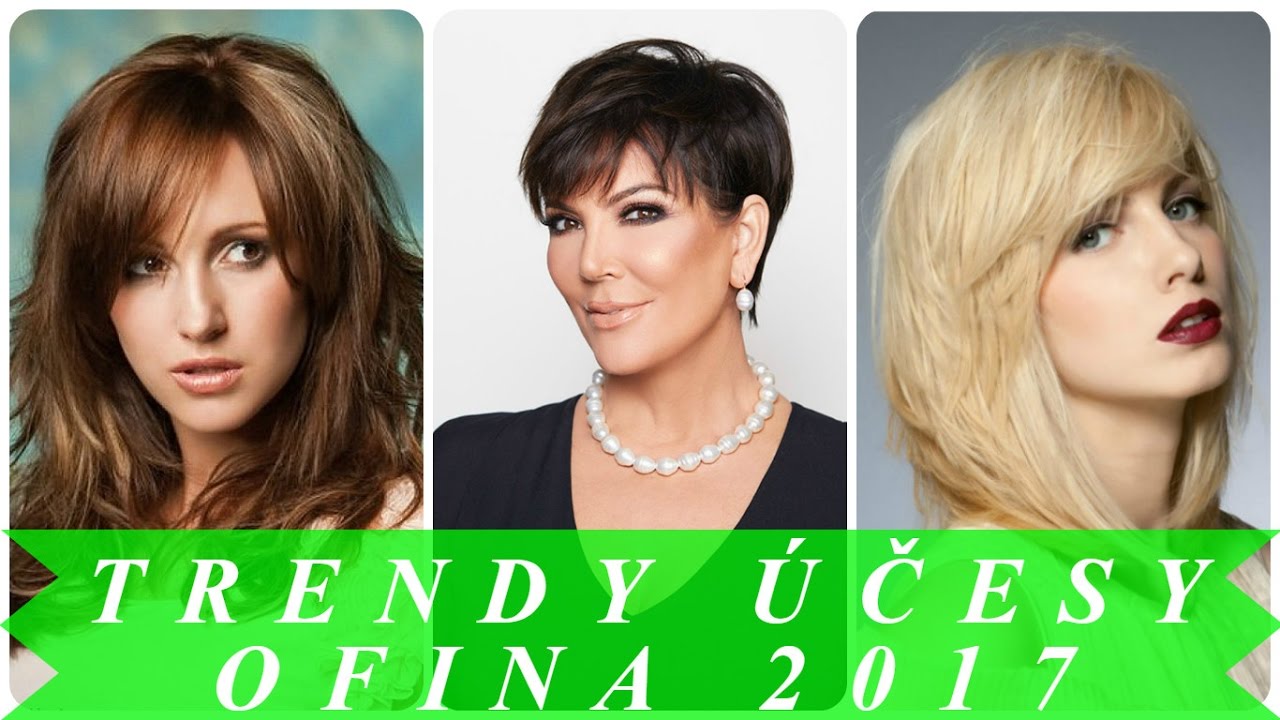 Trendy účesy ofina 2017 - YouTube