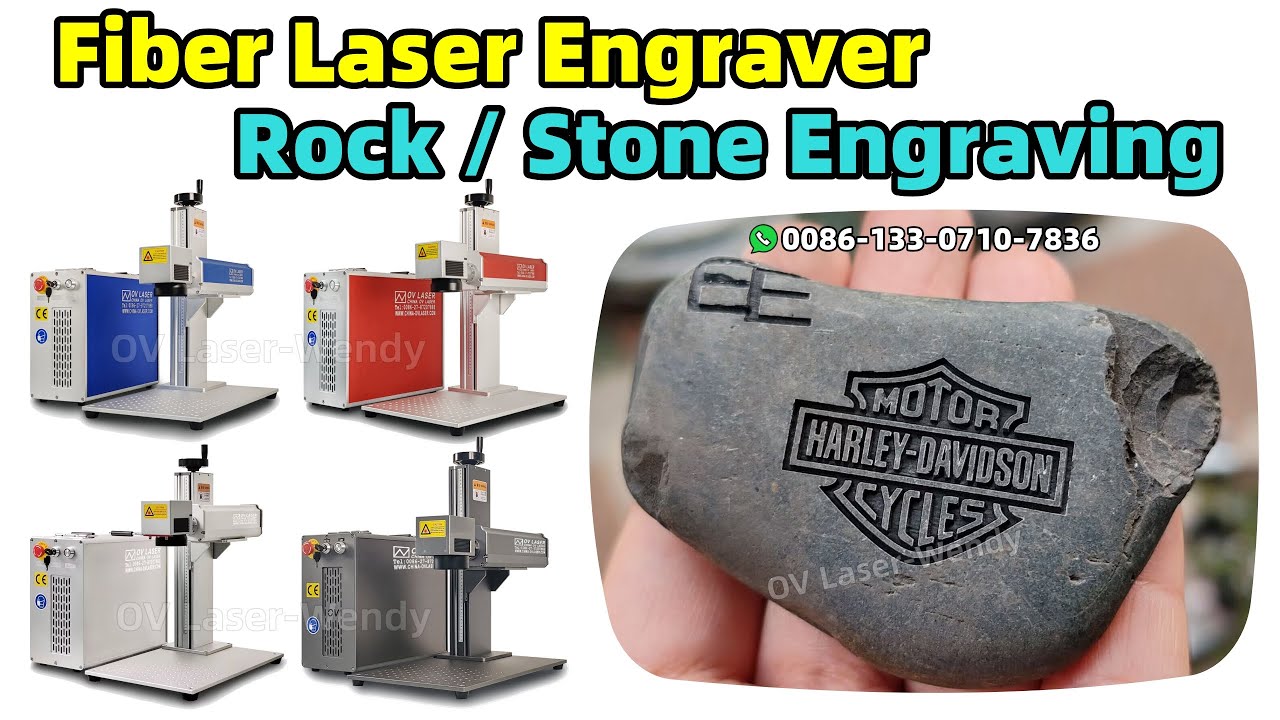 Pebble/Cobblestone Engraving | JPT 60w mopa fiber laser deep engraving ...