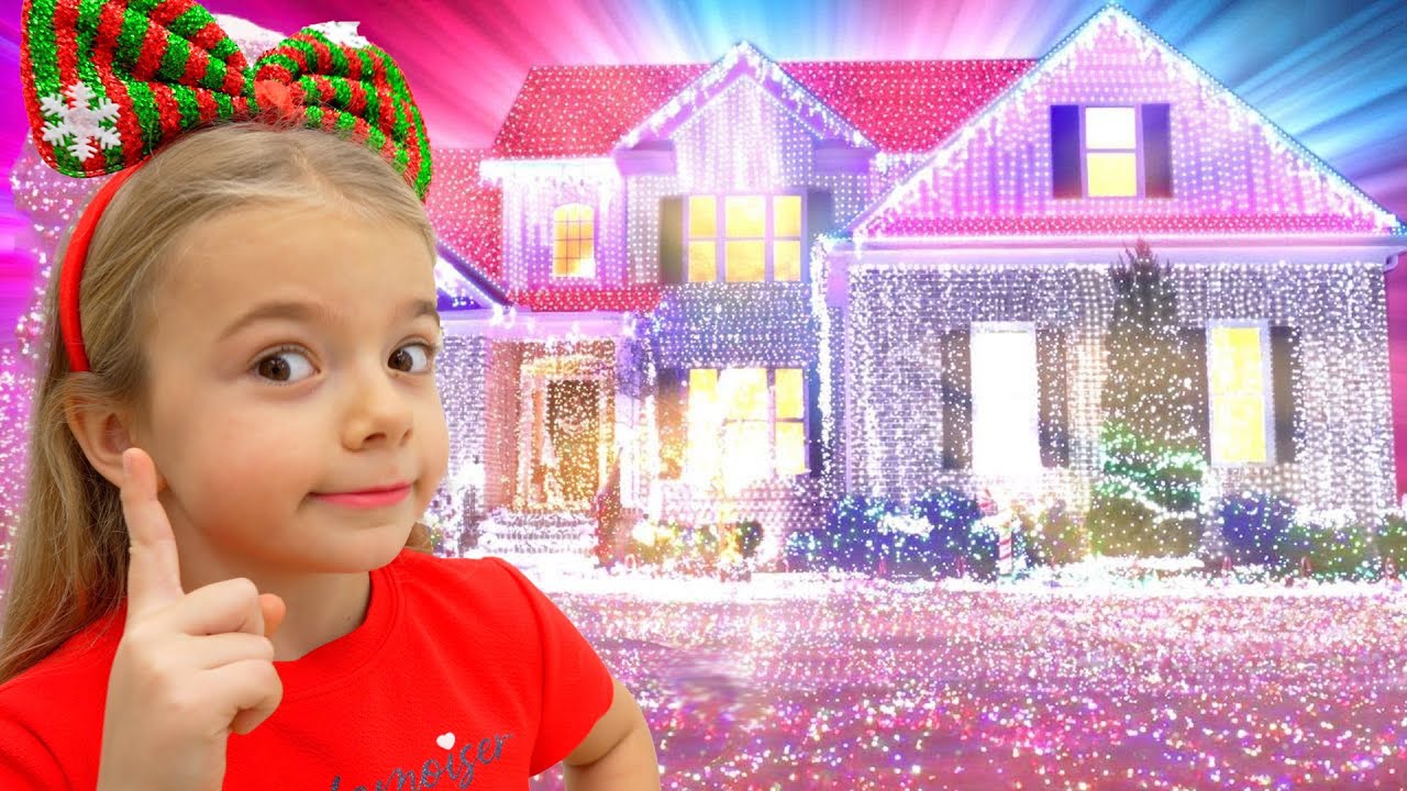 Anabella and Bogdan - Funny Family Trip to See Great Christmas Light ...