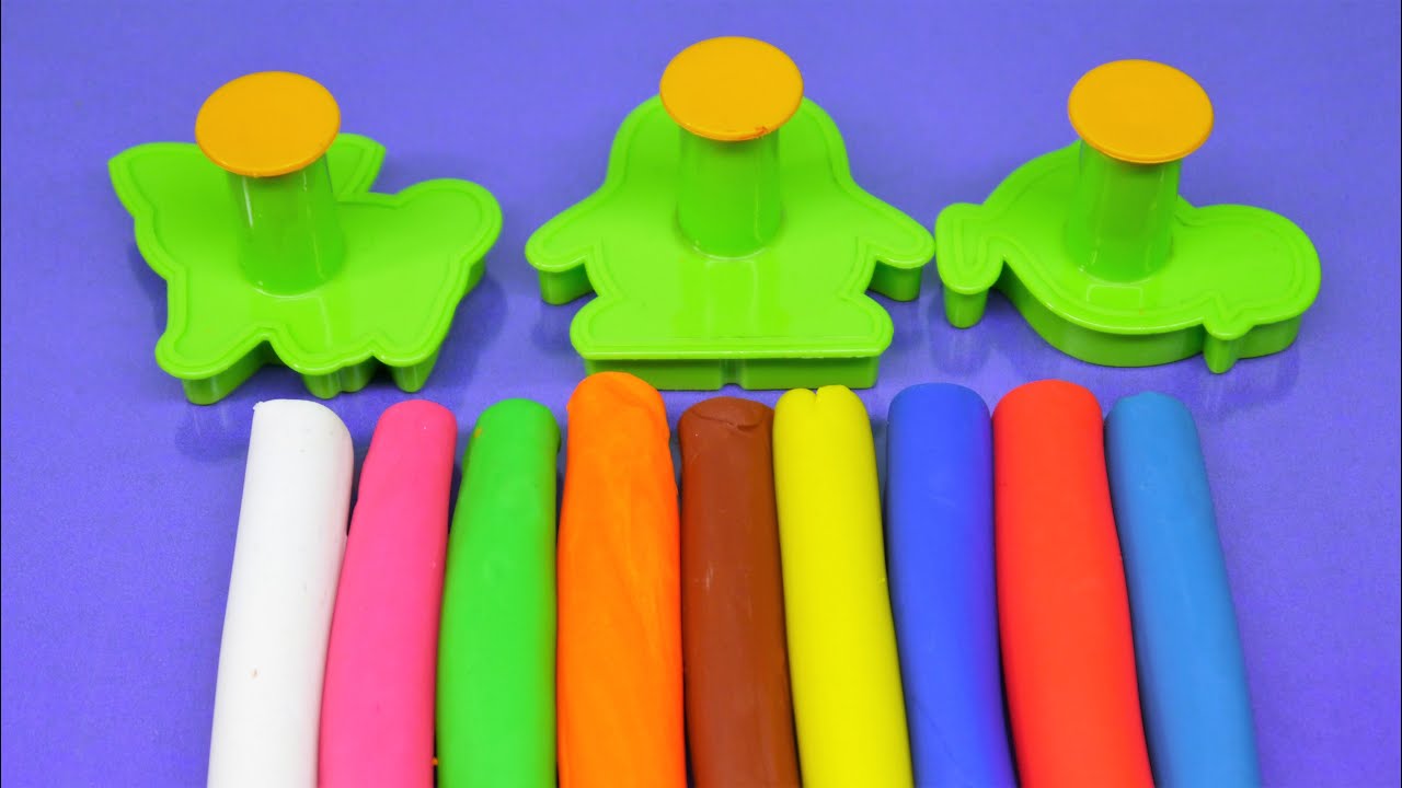PLAY & Learn Colours with Play Dough Fun and Creative for Children and ...