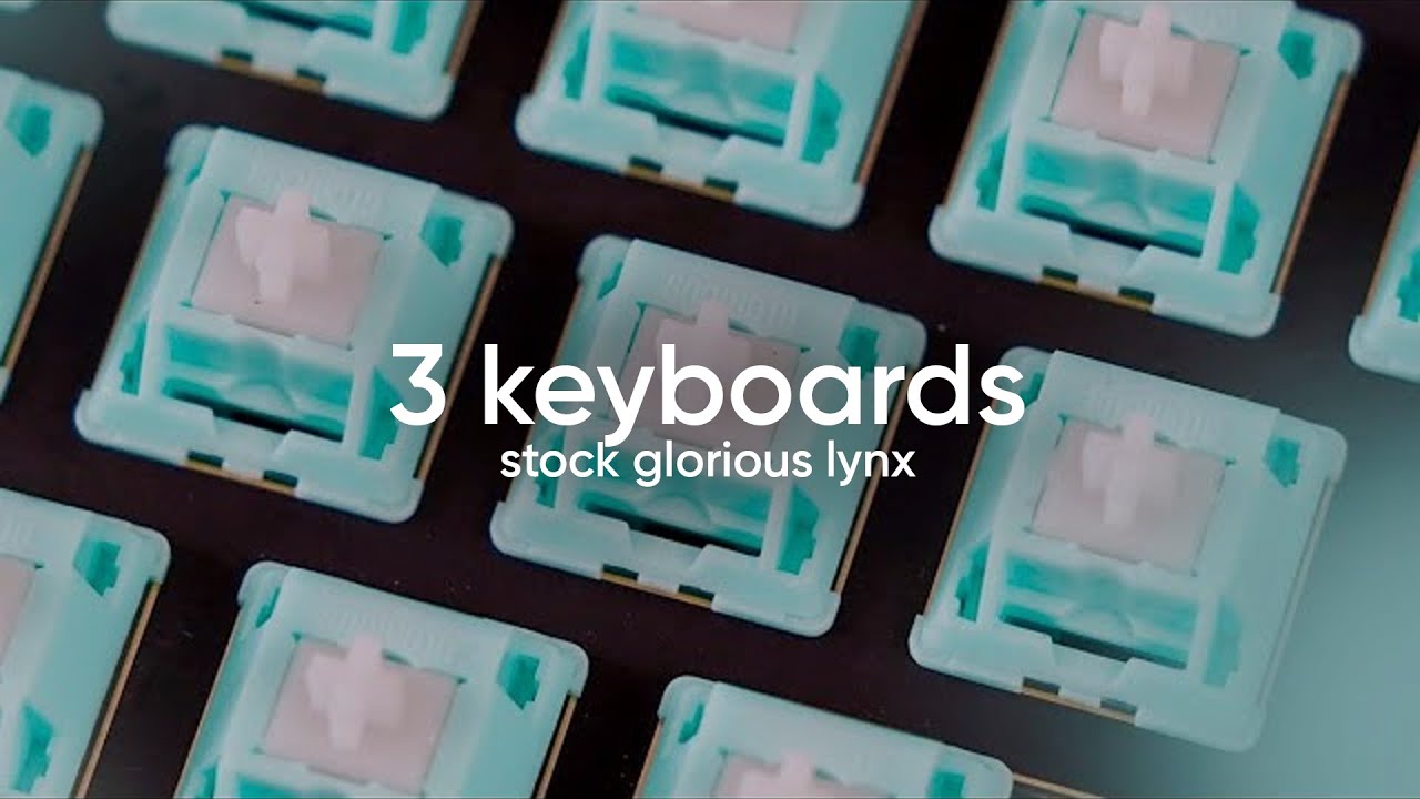 Glorious Lynx Stock on 3 Keyboards - Sounds - YouTube