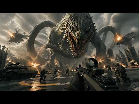 Giant python leads beast horde to massacre the city, human army marches into bloody war