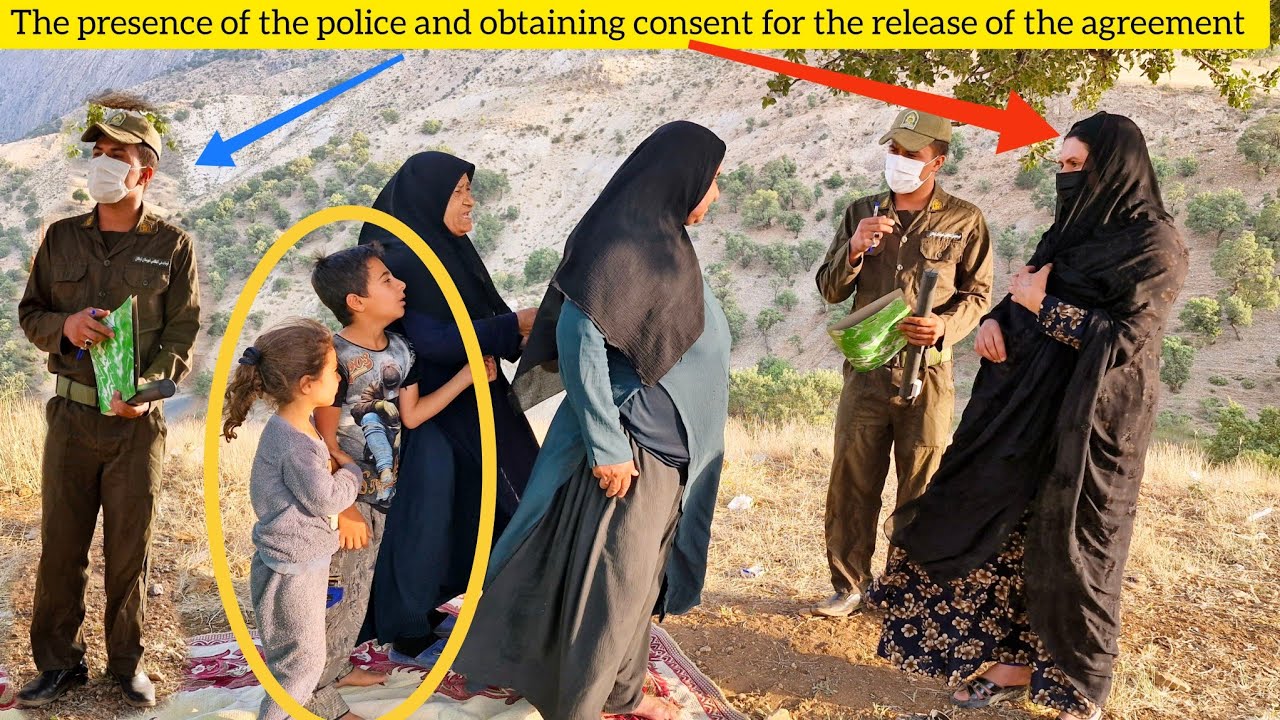 Nomadic conflict, between the nomadic grandmother and the step-sister of the nomadic children ...