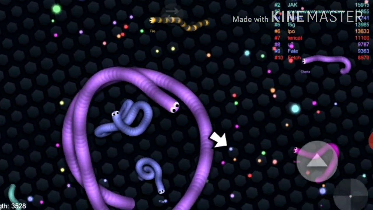 Slither. Io Gameplay # Part2 Finally I Made It - YouTube