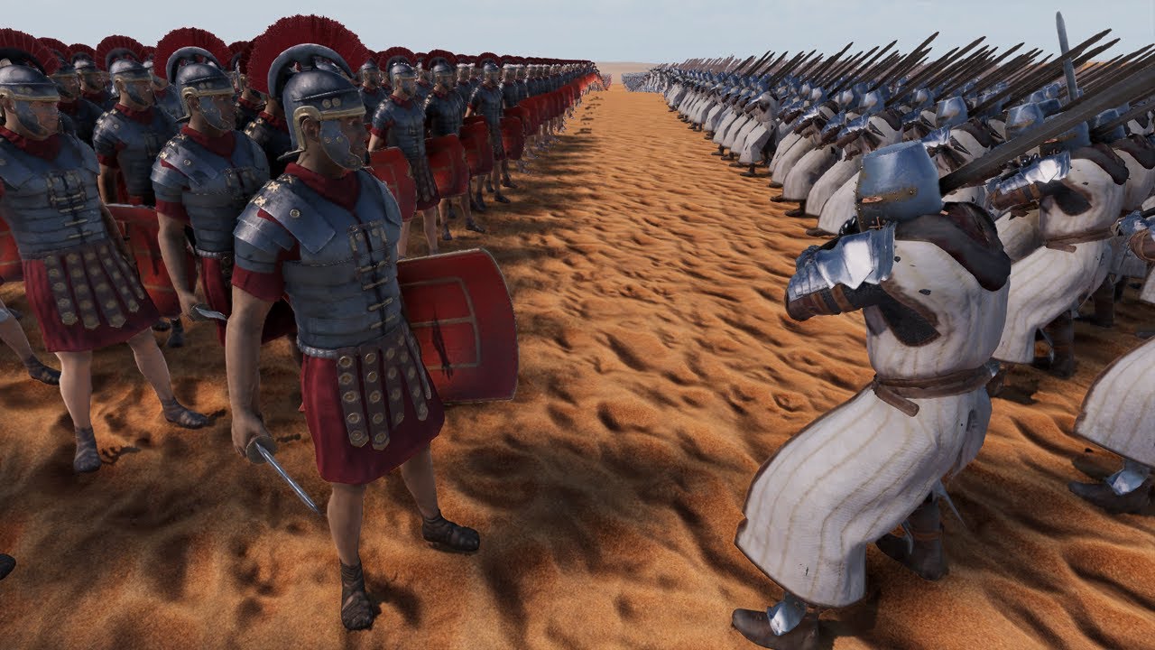(BATTLE TEST) ROMAN INFANTRY VS HEAVY KNIGHTS - ULTIMATE EPIC BATTLE ...
