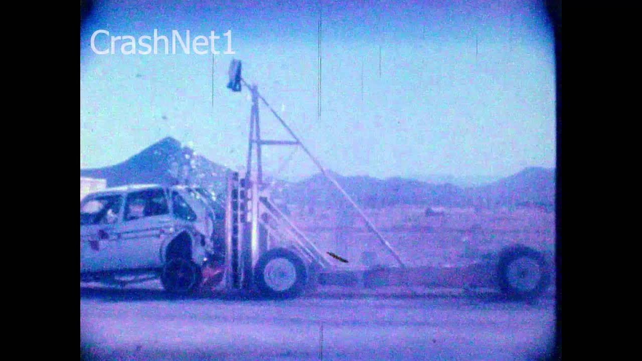 Chevy Chevette | 1979 | Rear Crash Test | NHTSA | CrashNet1 - YouTube