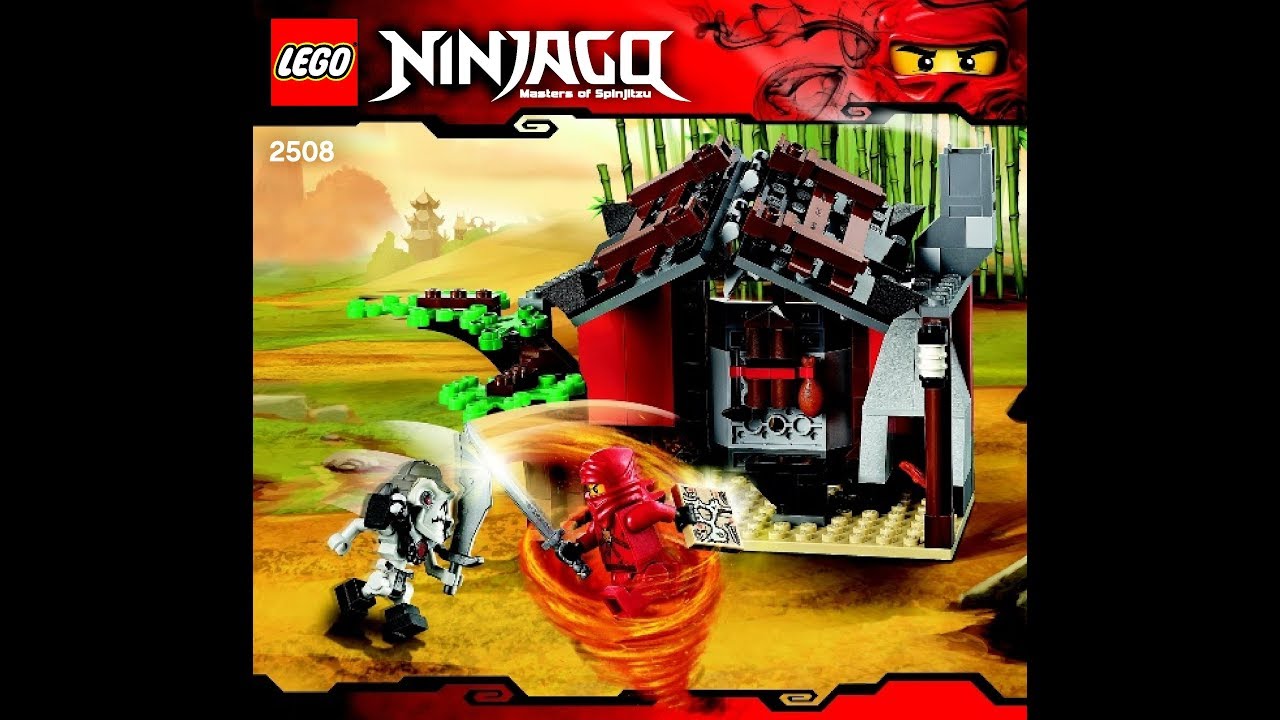 Lego Ninjago 2508 Blacksmith's Shop Instructions Book DIY - YouTube