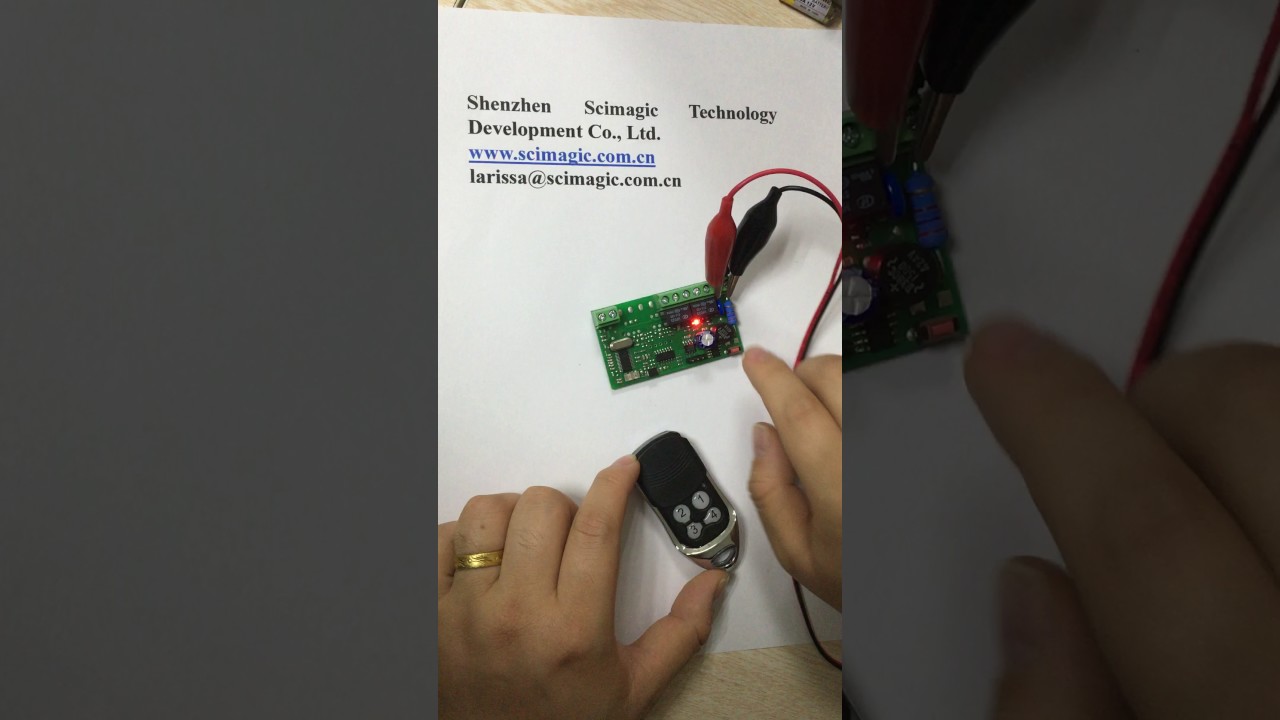 How to programming SMG-015 Life FIDO4 FIDO remote controller - YouTube
