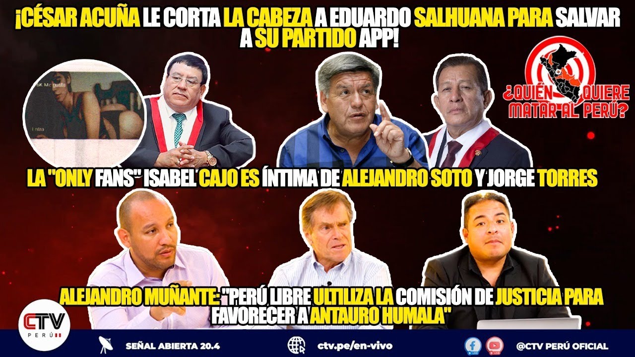 'Quién quiere matar al Perú' con Aaron Salomón EN VIVO por #CTVPerú ...