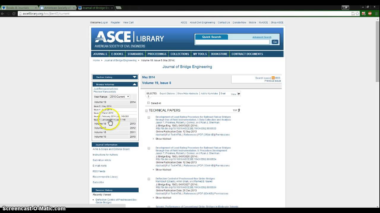ASCE Professional Journals - YouTube