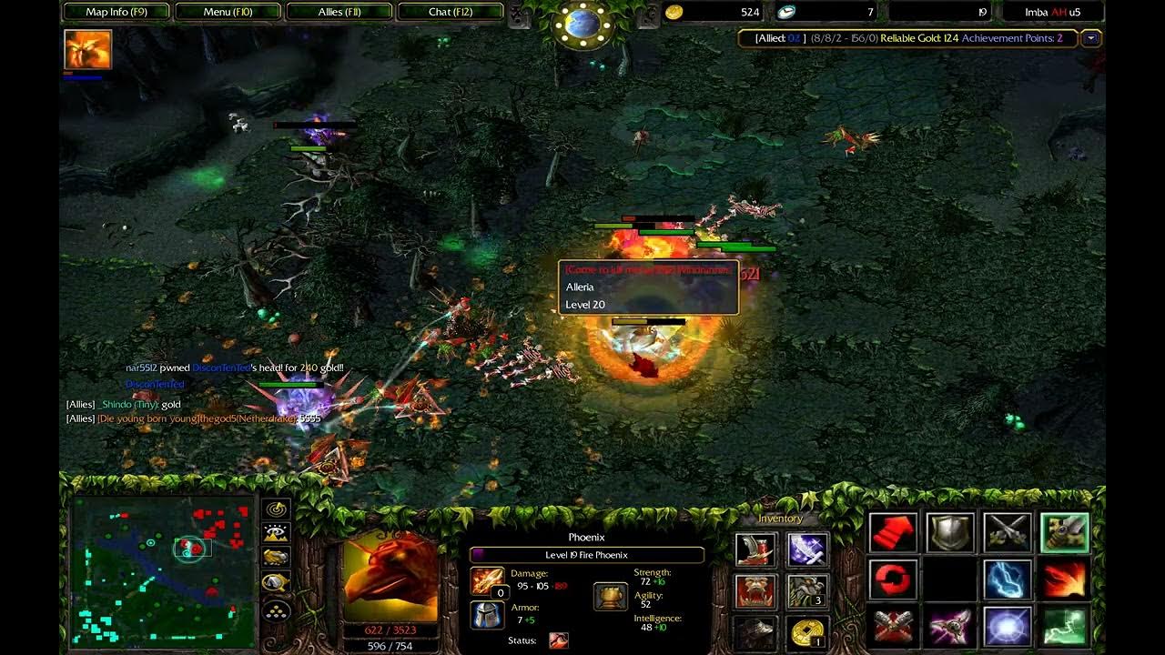 Warcraft III DotA Imba Legends u5 AH EP.526 - YouTube