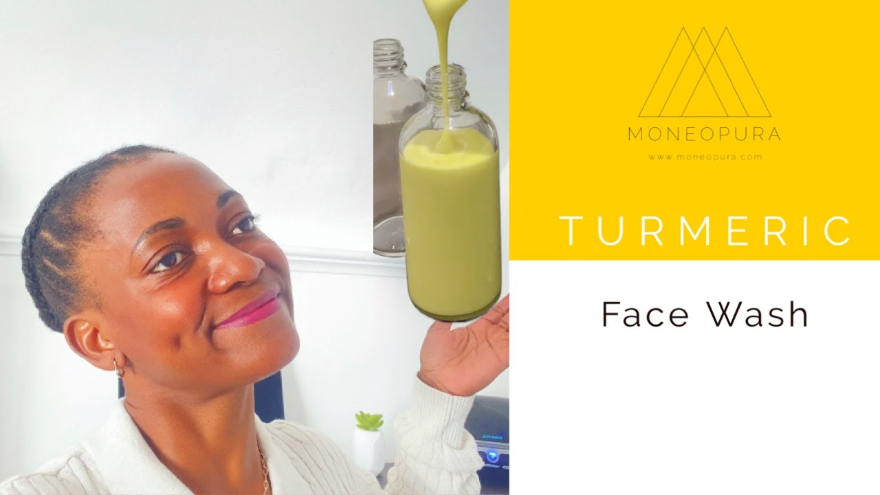 TURMERIC FACE WASH - WITH RECIPE - EASY DIY FACE WASH - YouTube