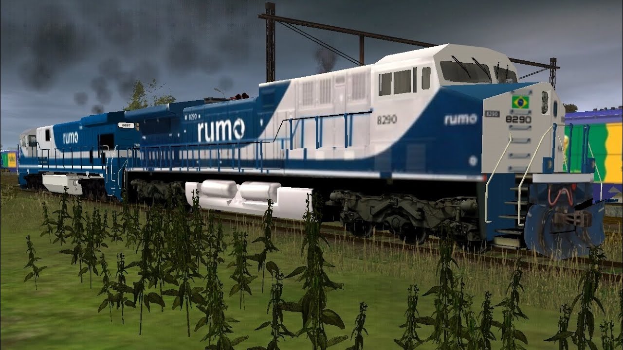 [TRAINZ SIMULATOR BRASIL] VIAGEM COM AC44i & C30-7 da RUMO LOGÍSTICA ...