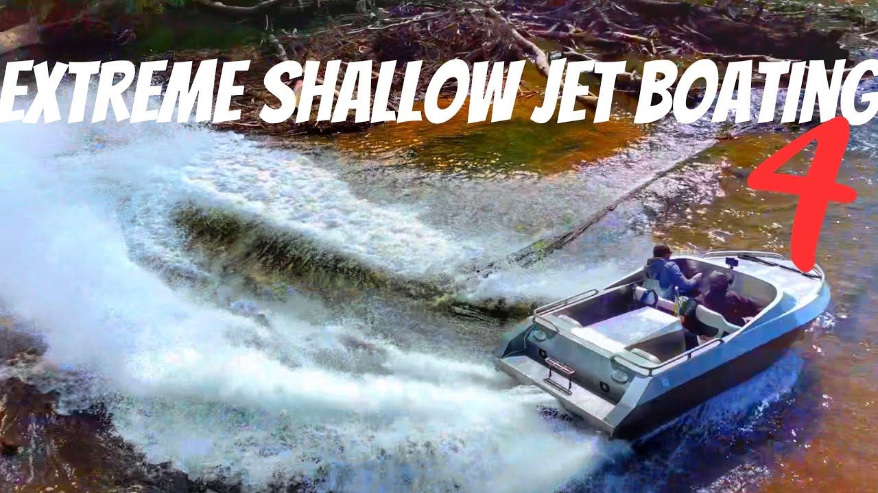 Extreme Shallow Jet Boating 4 on Big River. Just the skinny stuff ...