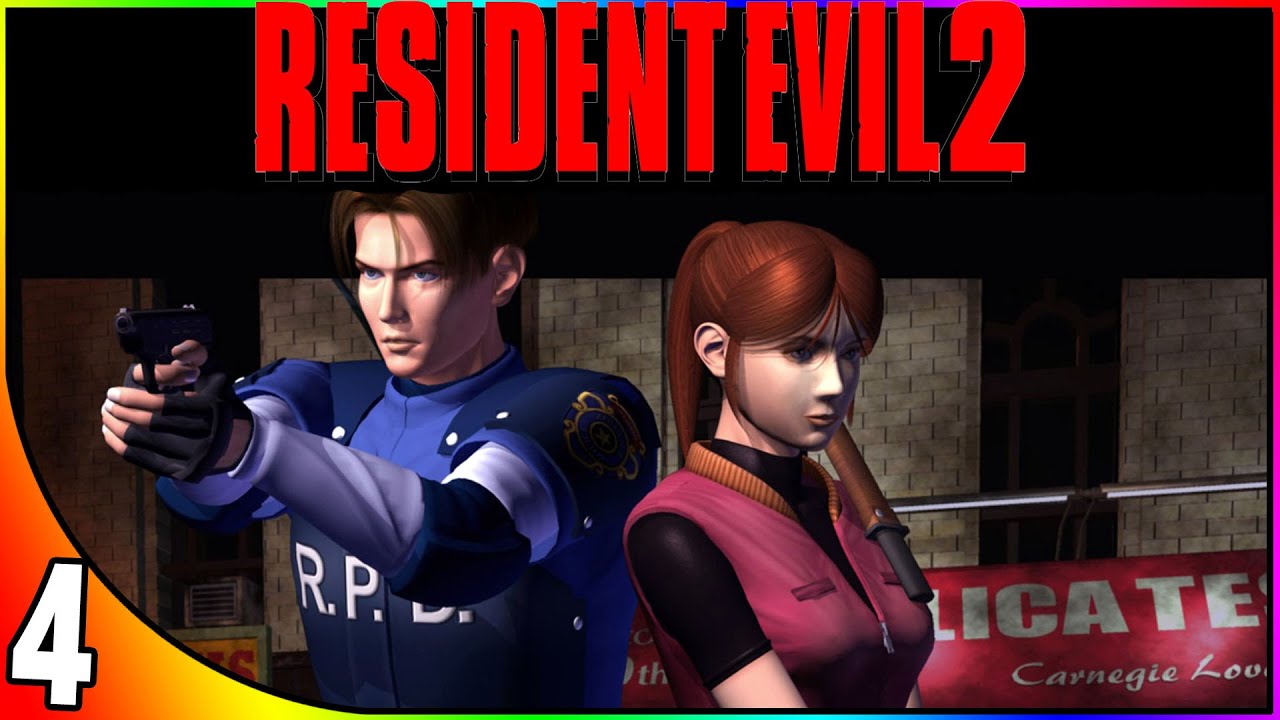 RESIDENT EVIL 2: PS1: Playthrough Part 1 Gameplay: Leon S. Kennedy A ...