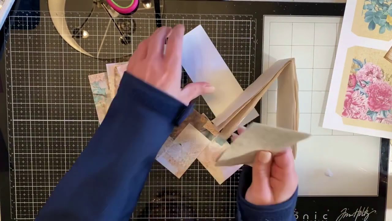 A Brand New Project Flip Thru And Making A Collaged Paper Clipped Paper ...