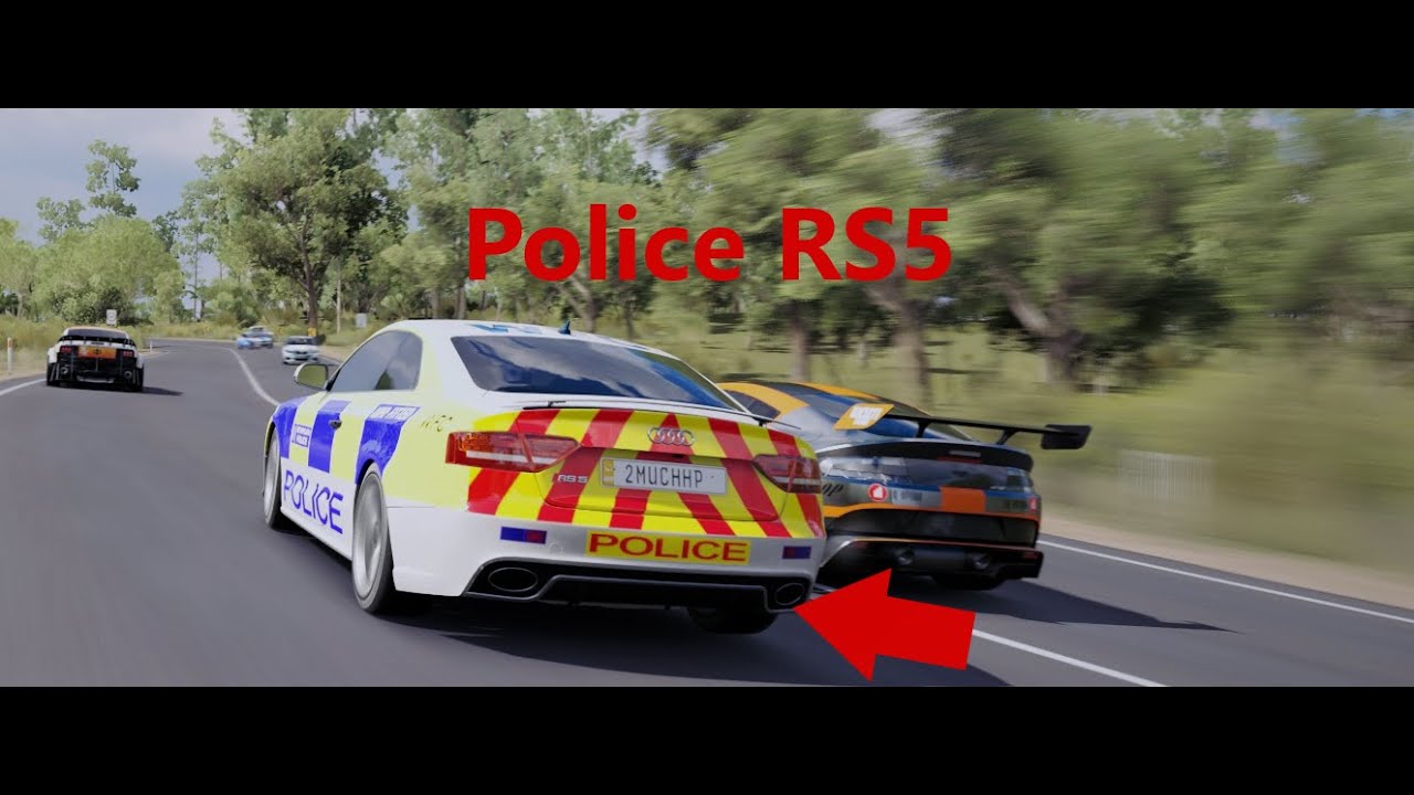 " Nice driving " police officer - Audi RS5 - Forza Horizon - HD - YouTube