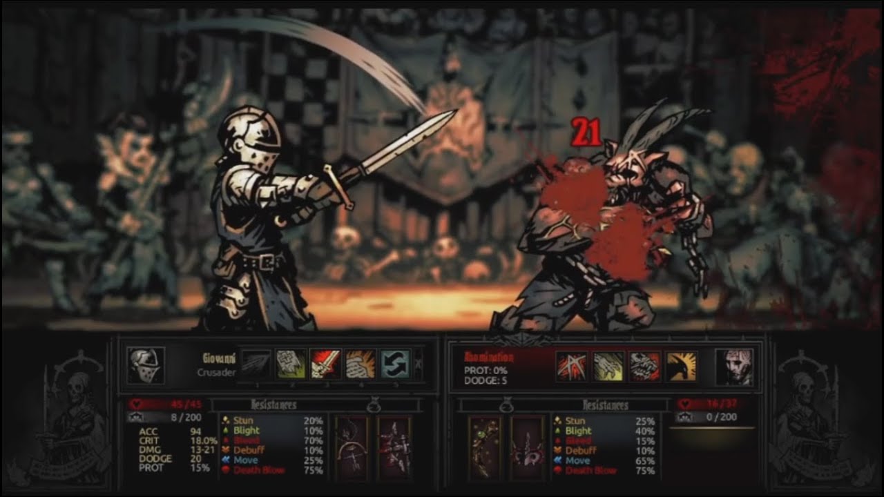 Trying out Crusader's Smite | Darkest Dungeon | The Butcher's Circus ...