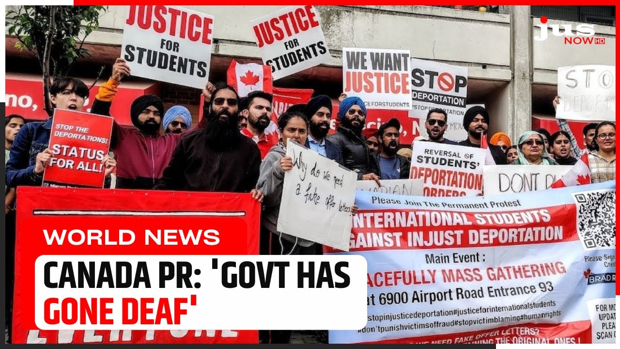 Indian Students Protest Against Immigration Law Changes in PEI, Canada ...