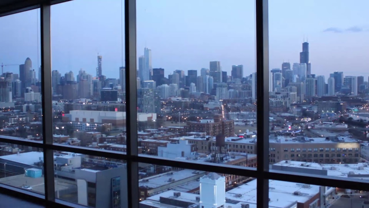 Chicago one bedroom condominium in Lincoln Park with skyline view - YouTube