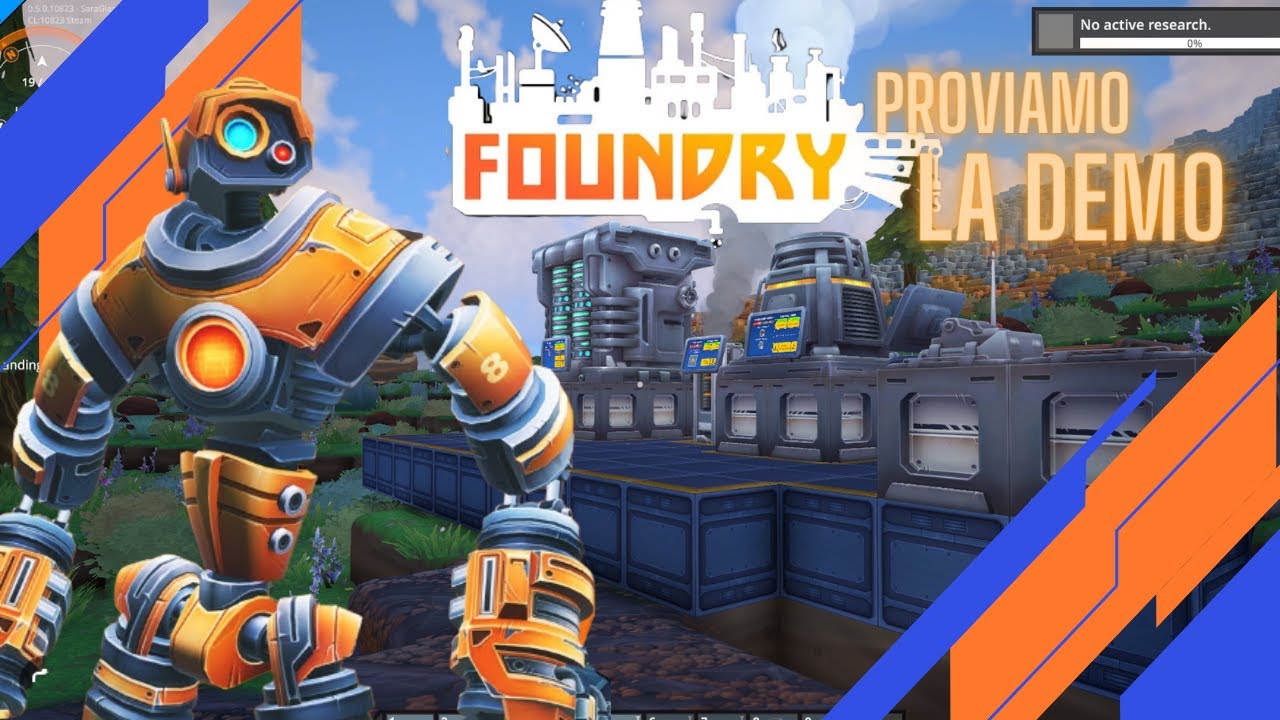 Proviamo insieme la DEMO di FOUNDRY , MINECRAFT + SATISFACTORY ...