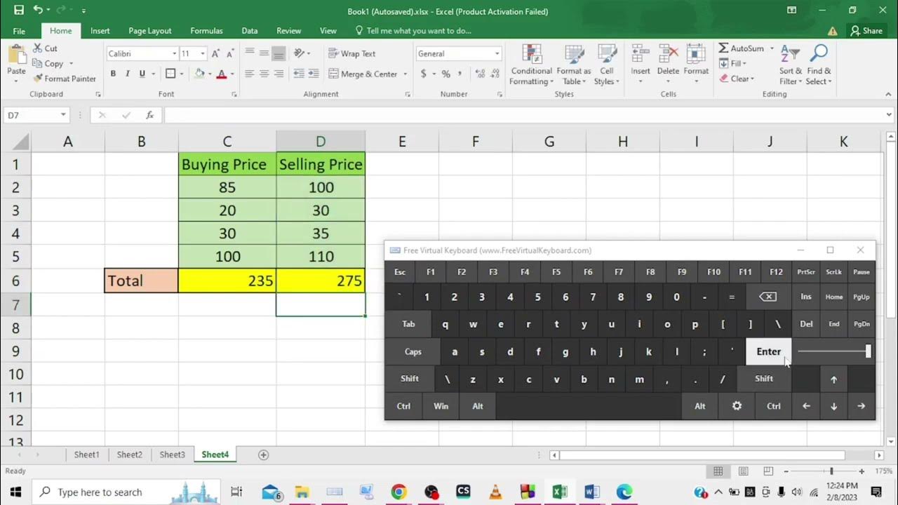 Sum Function for Easy Data Analysis in Excel - YouTube