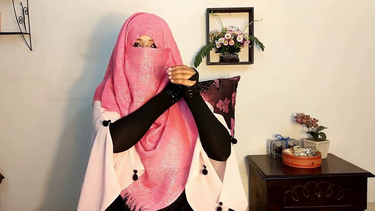 No Layer Easy Full Coverage Niqab Tutorial For Everyday | Long Lasting ...