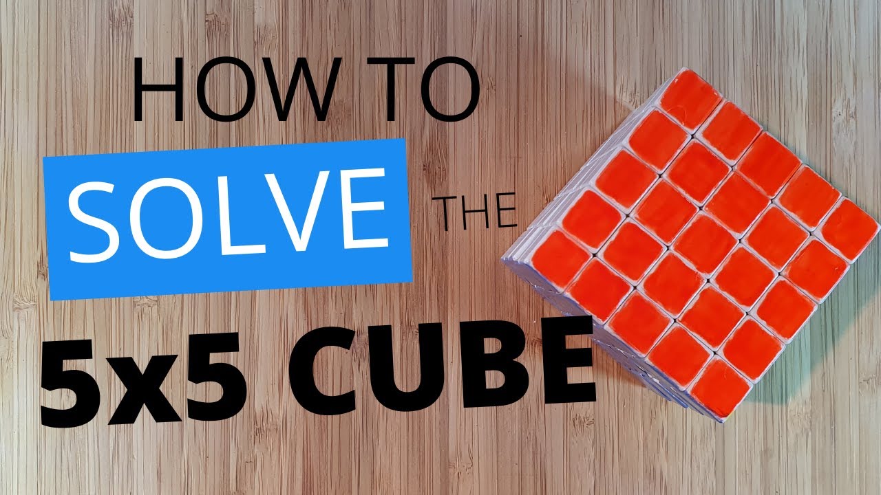 5x5 Complete Rubik's Cube Tutorial CFOP - YouTube