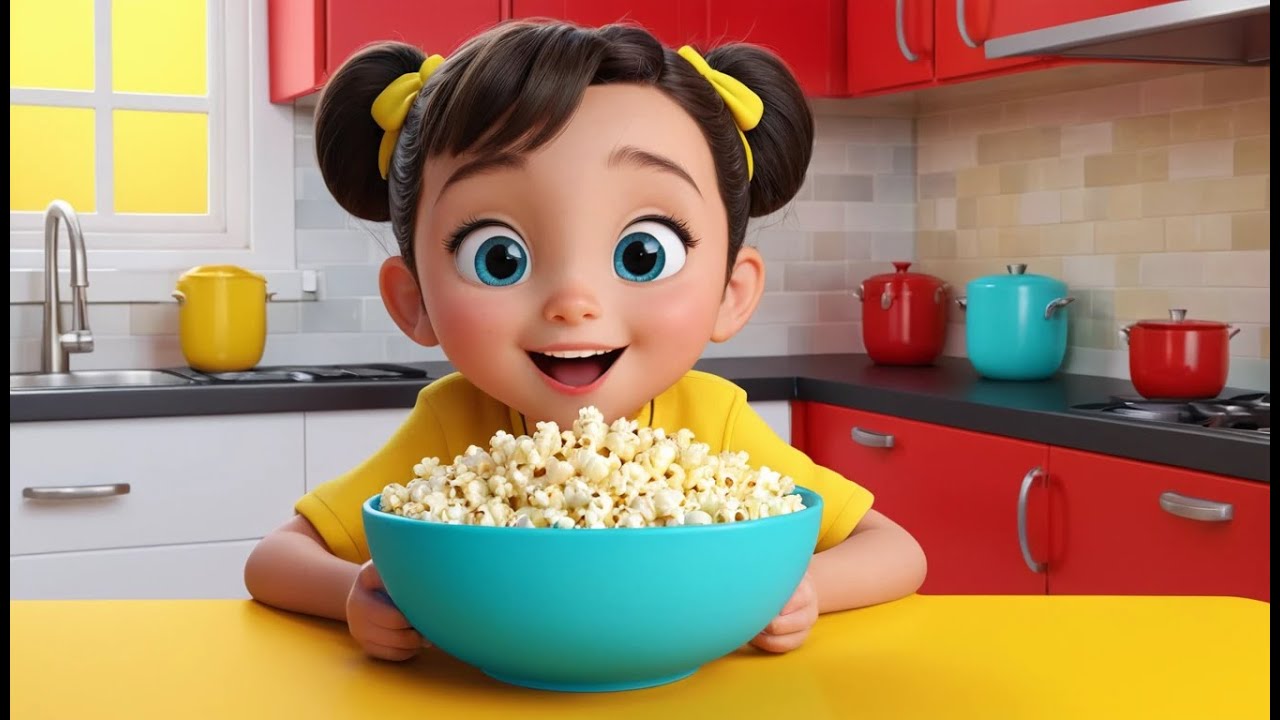 I'm a Little Popcorn Bowl Rhyme Song | Popular Nursery Rhyme ...
