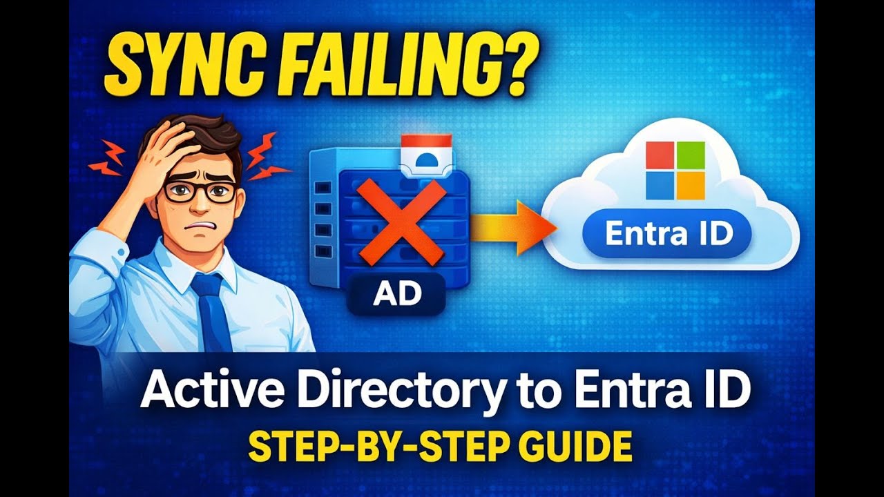 Microsoft Entra Connect Sync Explained | How to Sync On-Prem AD to ...