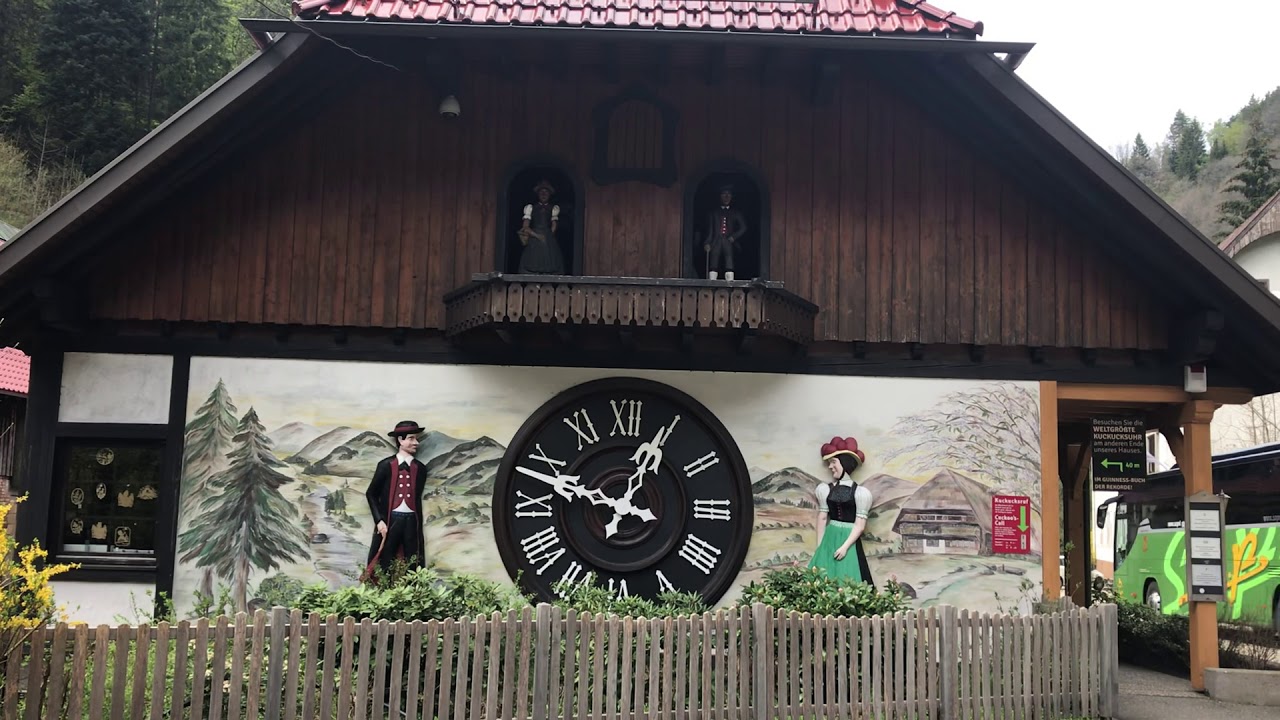 Cuckoo Clock in Triberg Germany - YouTube