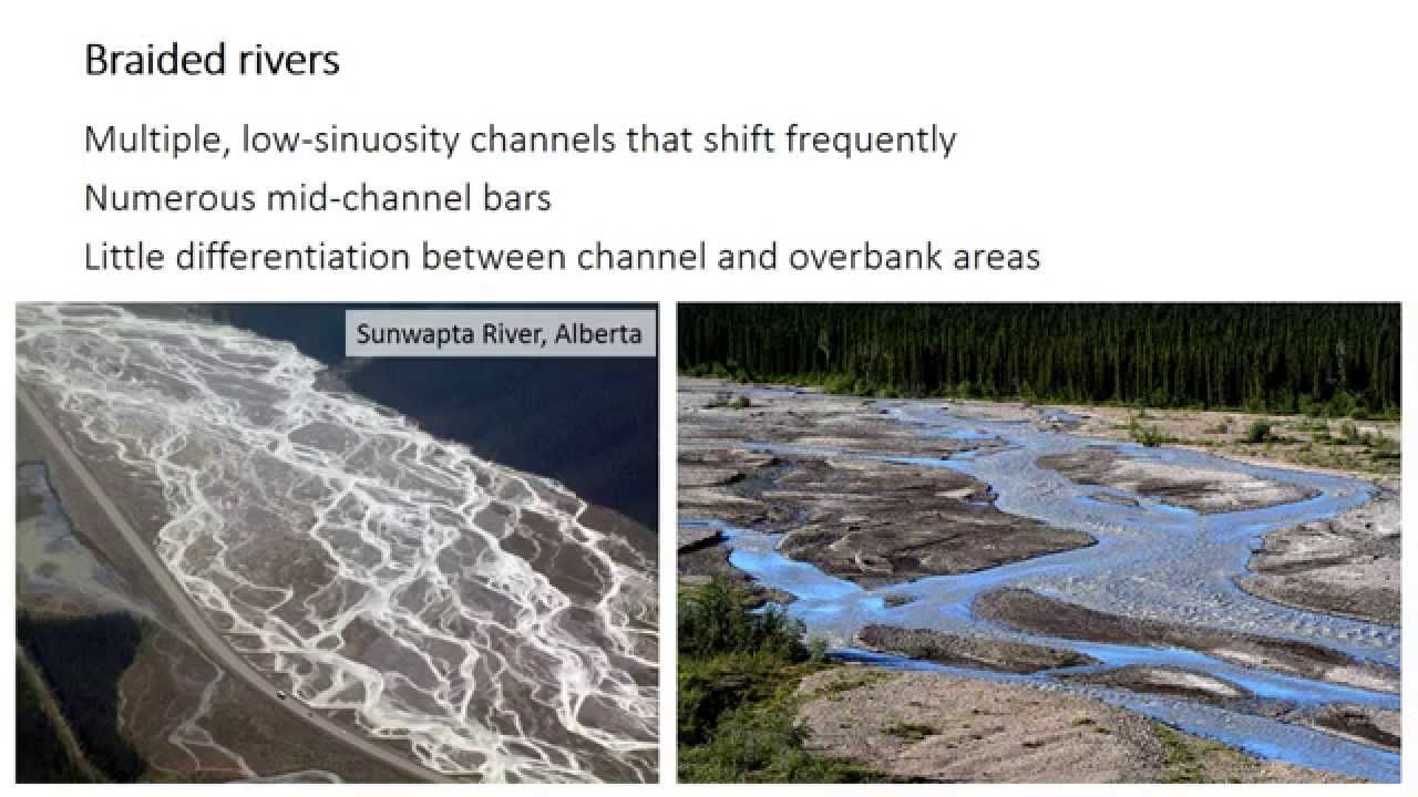 Braided Channel At Lake Mouth