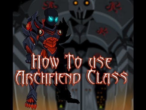 AQWorlds How To Use Archfiend Class - YouTube