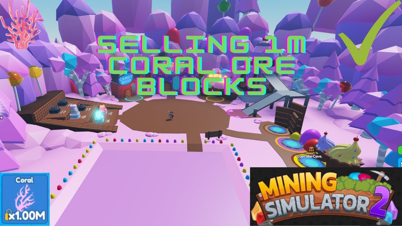 I sold 1M coral and got..... |Roblox Mining Simulator 2 - YouTube