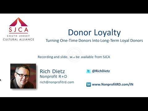 Donor Loyalty - One-Time Donors Into Long-term Loyal Donors - YouTube