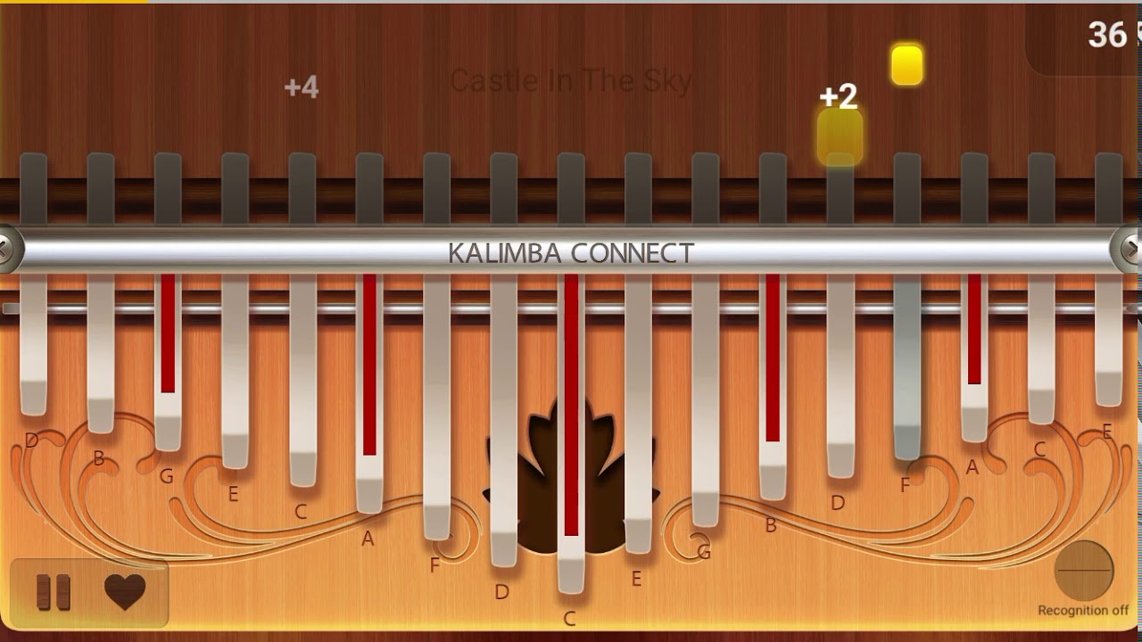 Easy Kalimba Tutorial- Castle In The Sky - YouTube