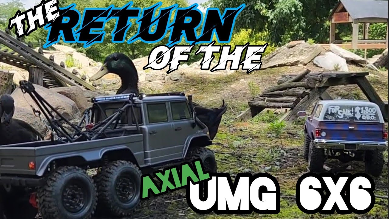 Axial UMG 6X6 returns alongside the rc4wd k5 rust bucket for amazing ...
