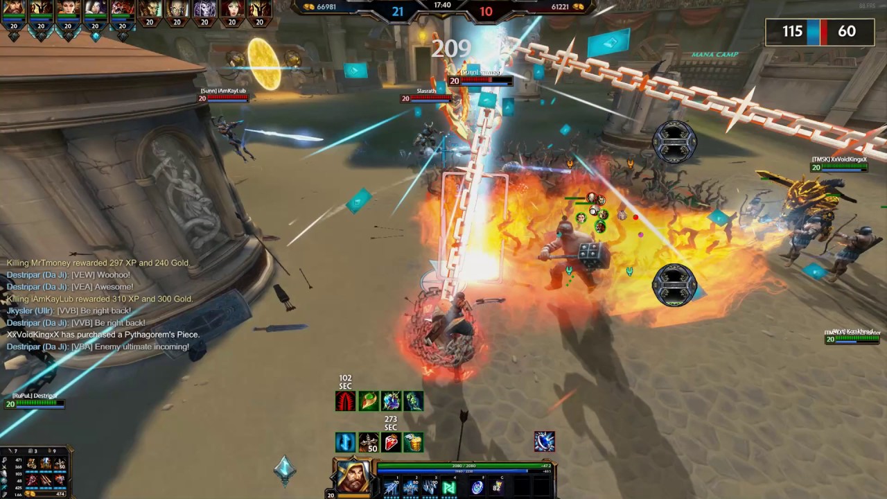 Smite - Ullr Axe Skill Shot #2 - YouTube