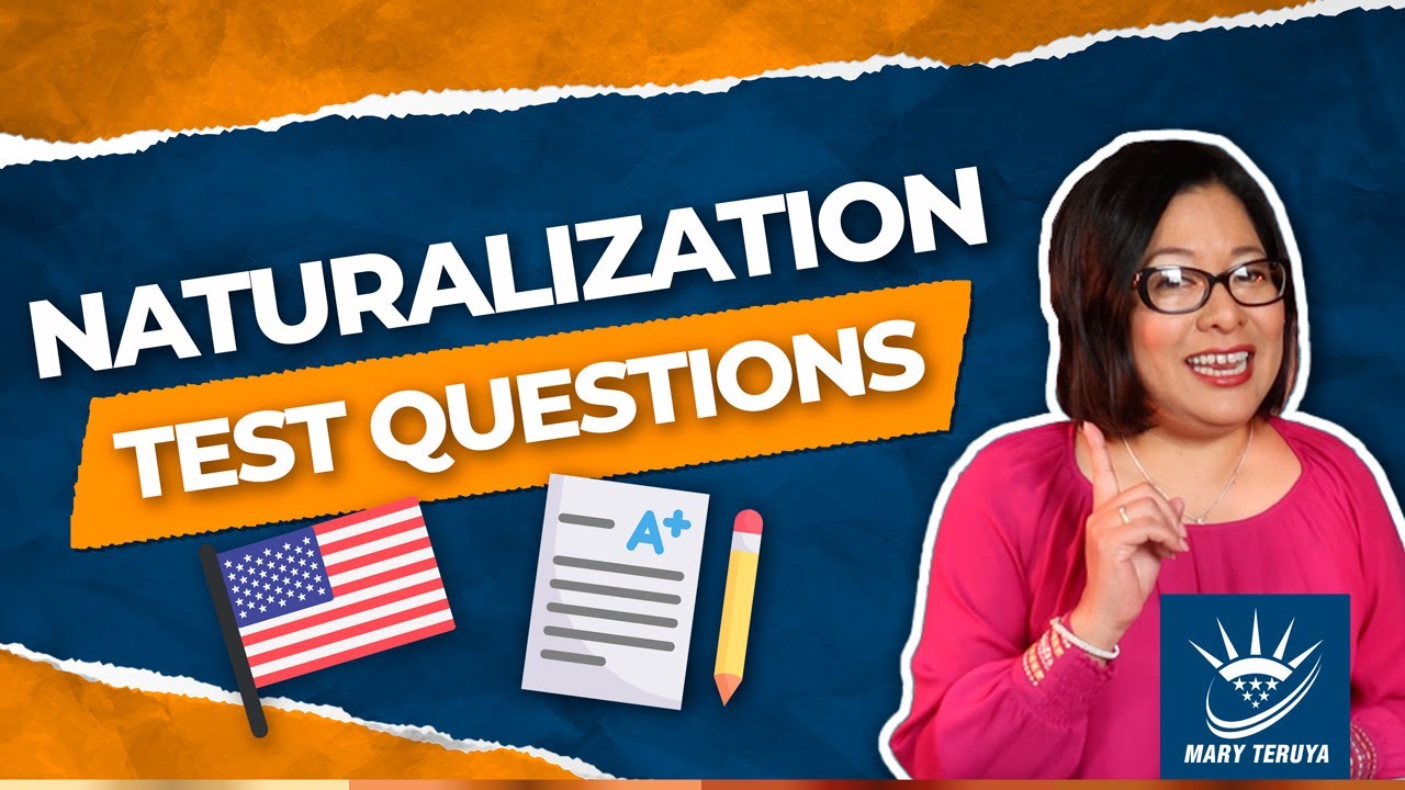 [NATURALIZATION TEST] Naturalization Test Questions 🇺🇸 | ENGLISH ...