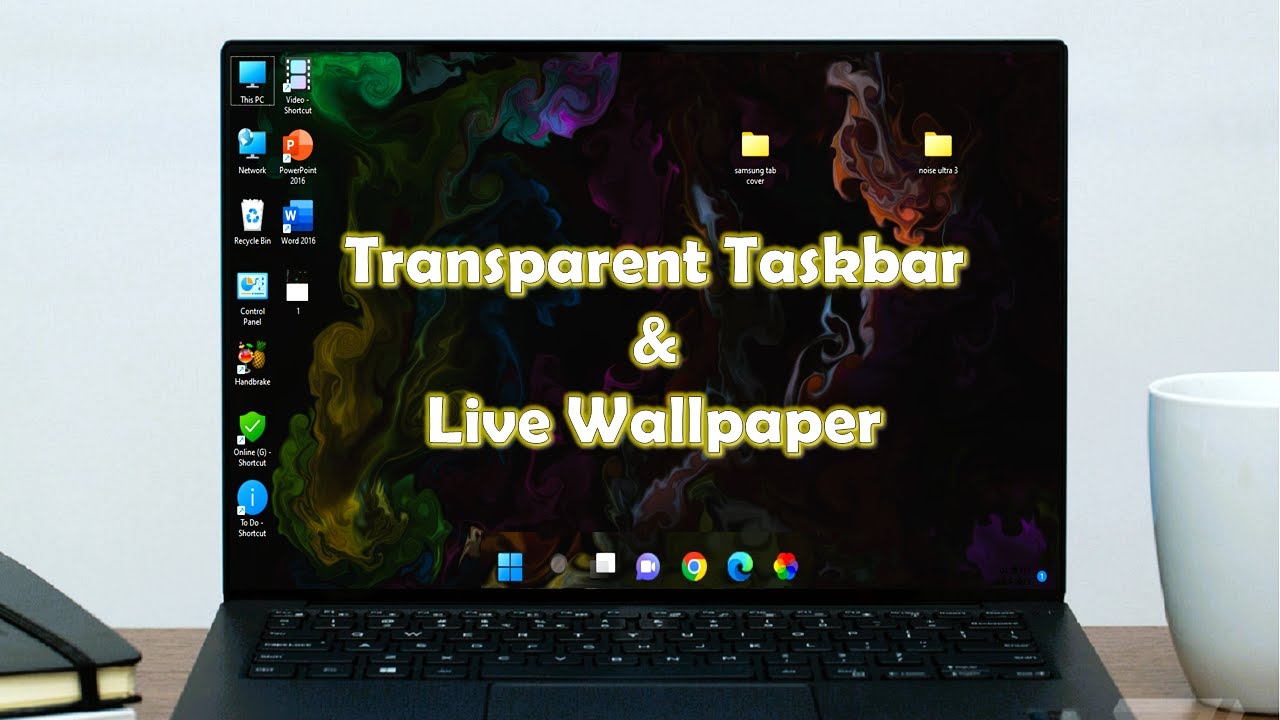 Free Live Wallpaper & Transparent Taskbar for Windows - YouTube