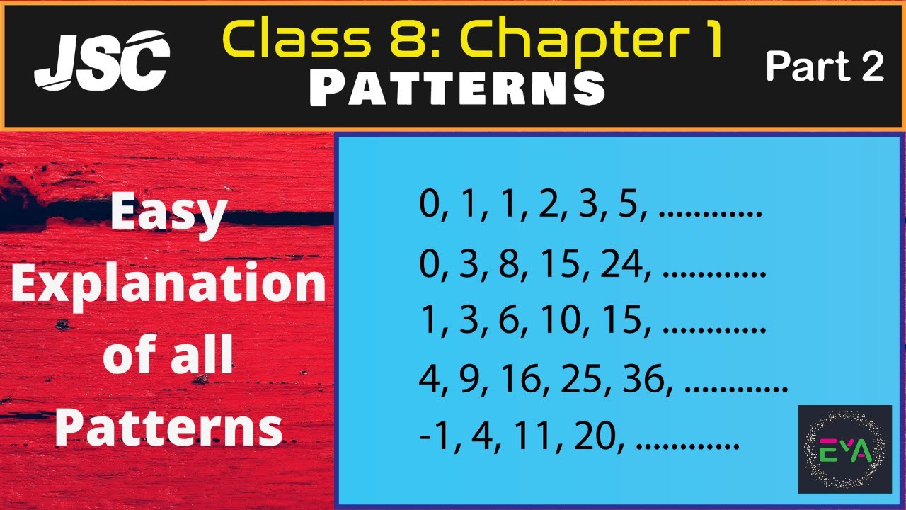 Class 8 Math Chapter 1 | JSC Math Chapter 1 | Patterns (part-2) - YouTube