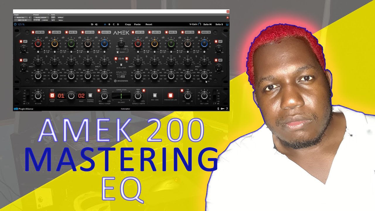 Amek EQ 200 On Reggae Mastering - YouTube