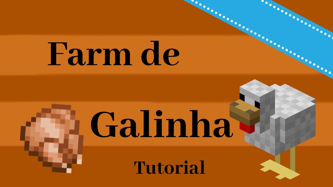 🐔 Minecraft: Farm de galinha 100% automática (muito simples) - YouTube