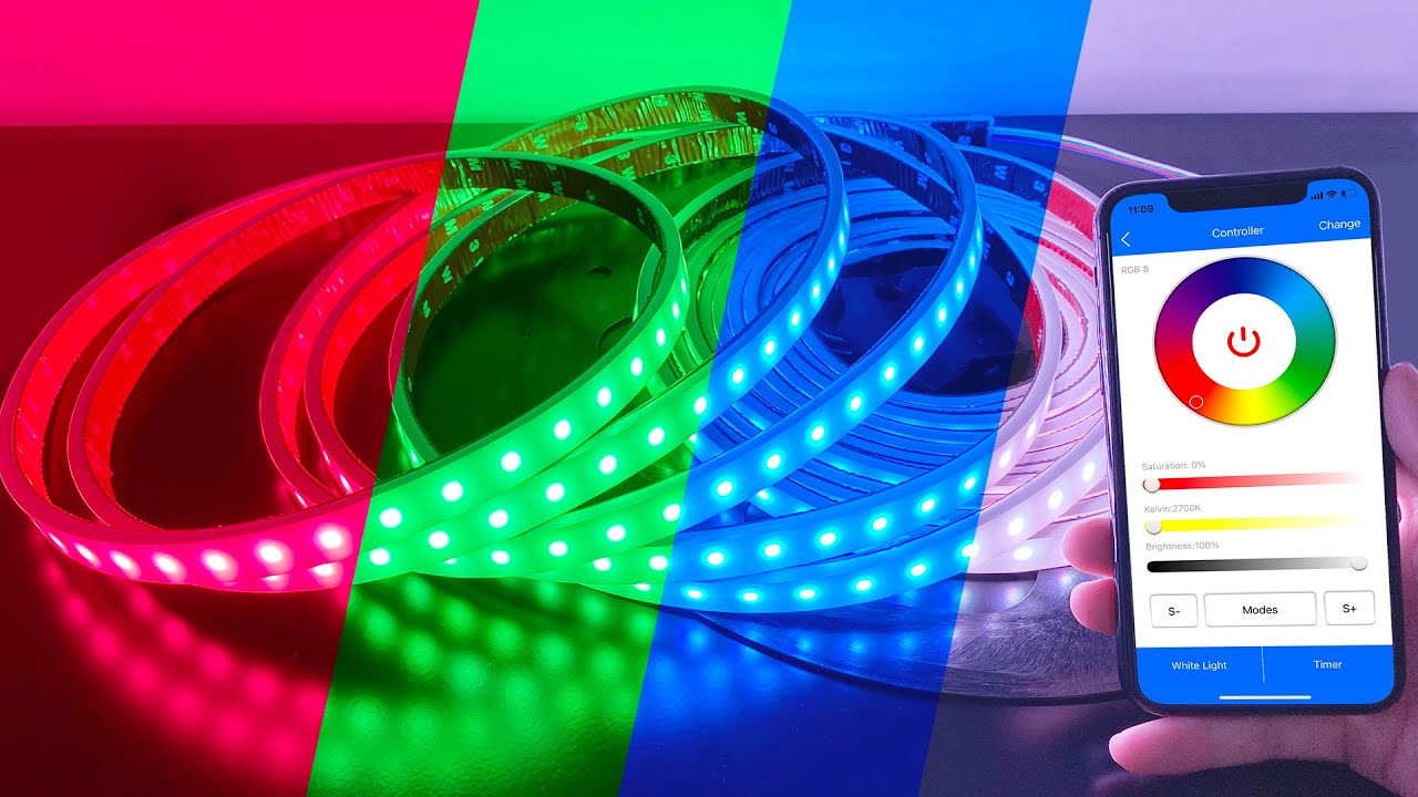 65Ft Color Changing RGB LED Neon Lights - How to Connect WL5 Controller ...