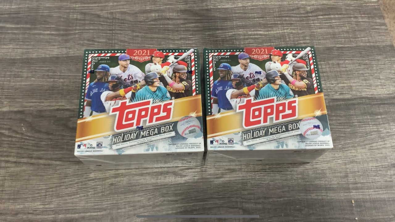 2021 Topps Holiday Mega Box! - YouTube