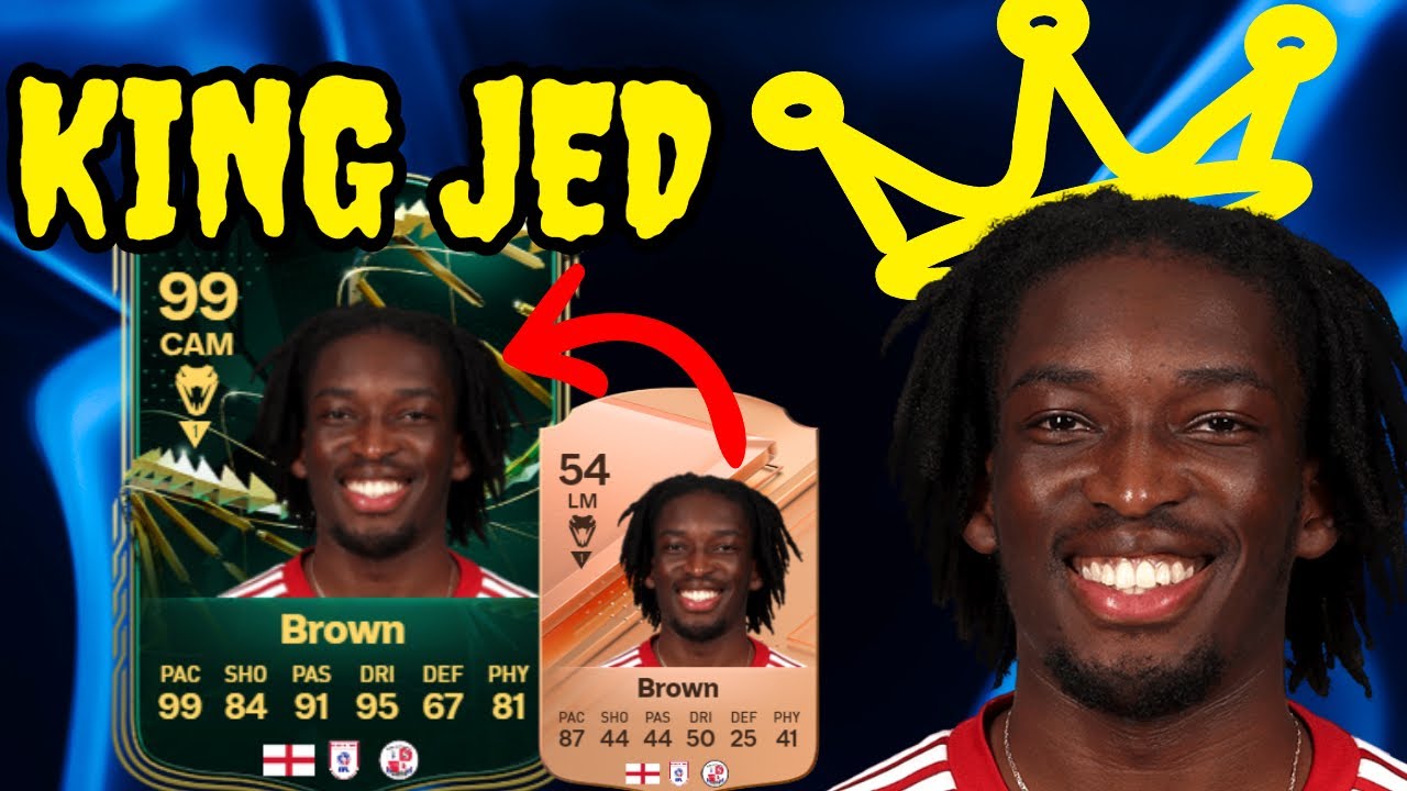 THE BEST BRONZE PLAYER IN ULTIMATE TEAM HISTORY!! | KING JED BROWN PLAYER REVIEW!! | EA SPORTS ...