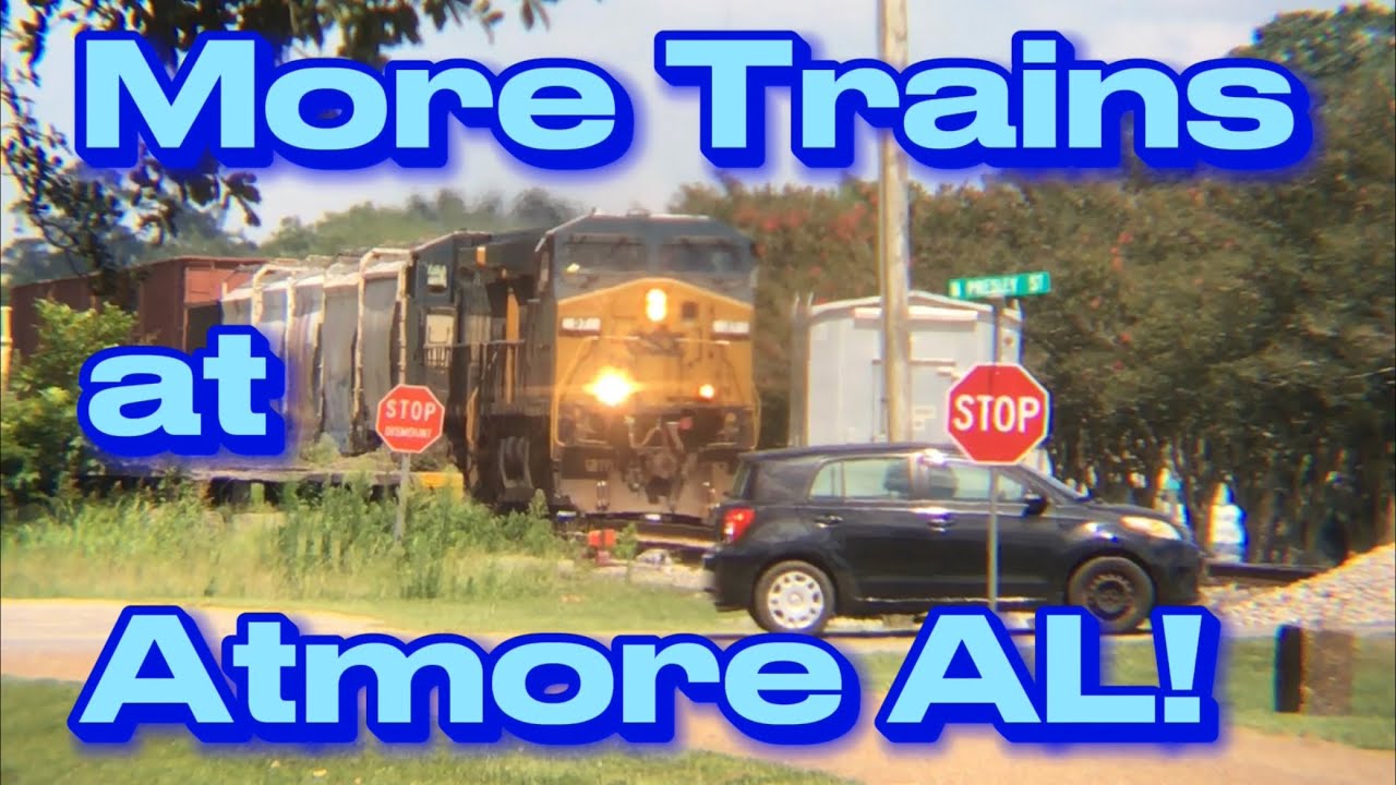 More Trains at Atmore AL! - YouTube