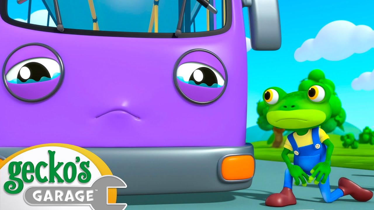Bobby Bus' Boo Boo😭 | Gecko's Garage | Fun Kids Cartoon | Kids Videos ...